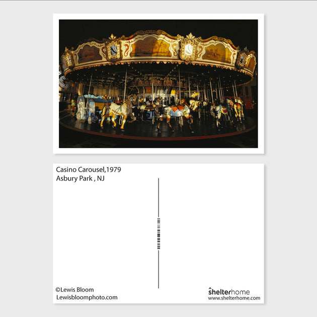 Casino Carousel Postcard – Asbury Park Fun House